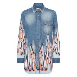 Philipp Plein Jeanshemd Racing