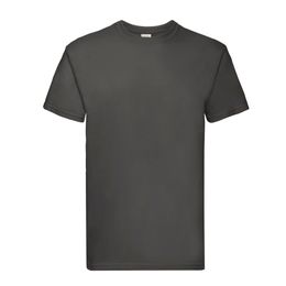 Fruit of the Loom - "Super Premium" T-Shirt f&uuml;r Herren/Damen Unisex (Hellgrau)