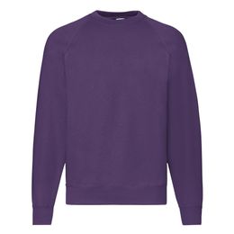 Fruit of the Loom Herren Raglan-&Auml;rmel Belcoro&reg; Sweatshirt (lila)