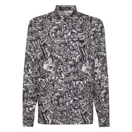 Philipp Plein Hemd Slim Fit Tattoo