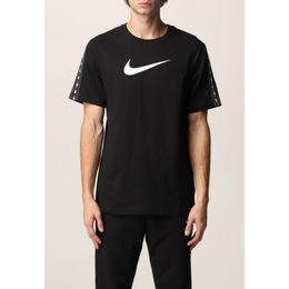 Nike Sportswear Repeat T Shirt Club in Schwarz