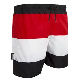 GUGGEN Mountain Herren Badehose mit Muster Streifen