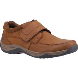 Hush Puppies Douglas Leder Herren Tan Nubuck Mokassins Schuhe