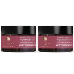 Dr. Botanicals Dr Botanicals La Rose Fran&ccedil;aise Nachtfeuchtigkeitscreme 50 ml x 2 Duo-Pack