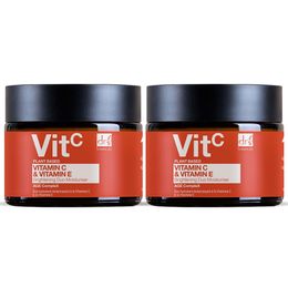 Dr. Botanicals Dr Botanicals Vitamin C 1% & Vitamin E Aufhellendes Duo Gesichtscreme 60ml x 2 Duo-Pack
