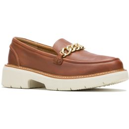 Hush Puppies Jodie Leder Damen Cognac Slipper
