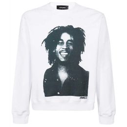 Dsquared2 Bob Marley Cool Fit wei&szlig;es Sweatshirt