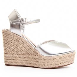 Montevita Wedge Sparto Wesparto in Silber