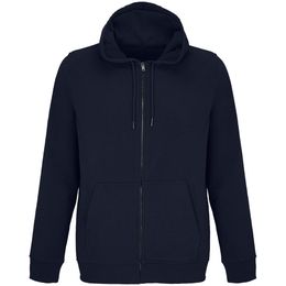 SOLS - "Calipso" Hoodie mit durchgehendem Rei&szlig;verschluss f&uuml;r Herren/Damen Unisex (Dunkelblau)