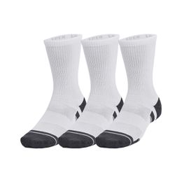 Under Armour - "Performance Tech" Socken f&uuml;r Herren/Damen Unisex (3er-Pack) (Wei&szlig;)