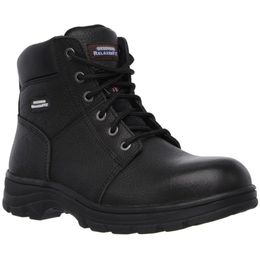 Skechers Herren Workshire Entspannt Passform Schn&uuml;r-Sicherheitsstiefel