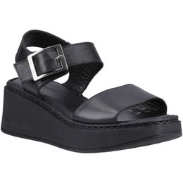 Hush Puppies Beatrix Wedge Leder Damen Schwarz Wedges