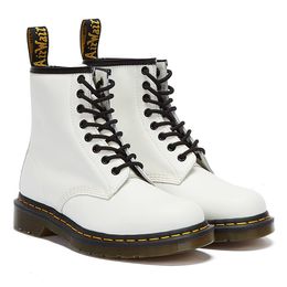 Dr. Martens 1460 Smooth Damen Stiefel in Wei&szlig;