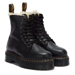 Kaufen Sie Dr. Martens Jadon Pisa Gef&uuml;tterte Damenstiefel In Schwarz