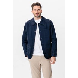 Hemdjacke aus Twill &ndash; Marineblau