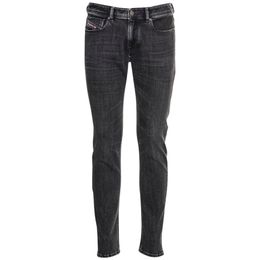 Diesel Sleenker Dunkelgraue Denim-Jeans