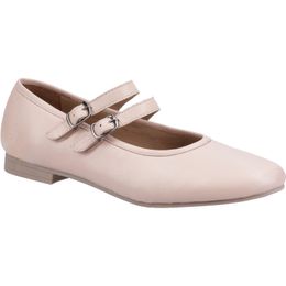 Hush Puppies Nancy Mary Jane Leder Frauen Blush Ballerinas