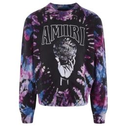 Amiri Crystal Ball Tie-Dye Lila Sweatshirt