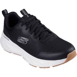 Skechers Edgeride Rekze Textil Herren Sneaker Schwarz/Wei&szlig;