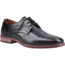 Hush Puppies Mike Leder Herren Schwarz Schn&uuml;rschuhe