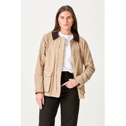 Twill-Jacke &ndash; Dunkler Sand