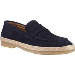 Hush Puppies Laurence Wildleder Herren Slipper Navy