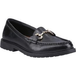 Hush Puppies Verity Snaffle Leder Damen Schwarz Slipper