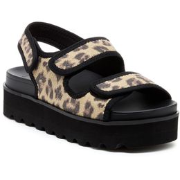 Rocket Dog Balmy Dexter Damen Textil Sandalen in Beige/Schwarz