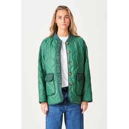Gesteppte Blockjacke &ndash; Gr&uuml;n