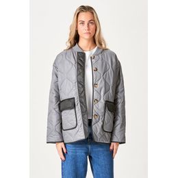 Gesteppte Blockjacke &ndash; Schwarz