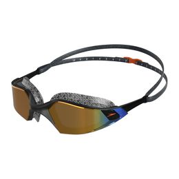 Speedo - "Aquapulse Pro" Schwimmbrille Spiegel f&uuml;r Herren/Damen Unisex (Schwarz/Gold)