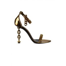 Tom Ford Sandalen Gold