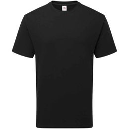 Fruit of the Loom - T-Shirt f&uuml;r Herren/Damen Unisex (Schwarz)