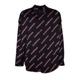 Balenciaga Hemd Schwarz