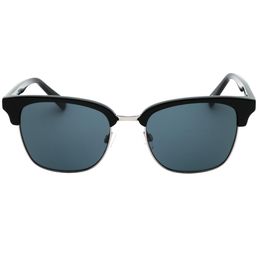 Schwarze Ruthenium-Sonnenbrille von Banana Republic mit grauen SF-Linsen
