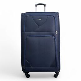 Weichschalen-Reisekoffer aus leichtem Nylon, extragro&szlig;, mit 4 R&auml;dern