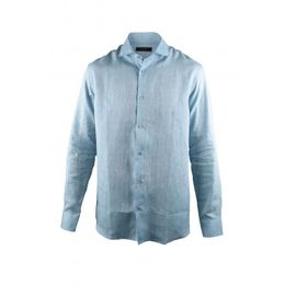 MOORER Hemd Blau