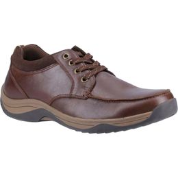 Hush Puppies Derek Leder Herren Kaffee Schn&uuml;rschuhe