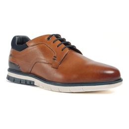 Pod Merlin Leder Herren Hellbraune Schn&uuml;rschuhe