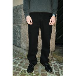 Baggy-Jeans &ndash; Schwarzer Denim