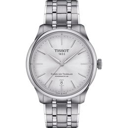 Tissot Chemin Des Tourelles Powermatic 80 Herren Silber Uhr T1398071103100