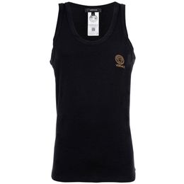 Versace T-Shirt Long Sleeves Round Neck Jersey Topeka Bi-Stretch Cotton Organic New Logo Unterhemd