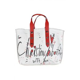 Christian Louboutin Frangibus Shopper Wei&szlig;