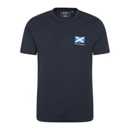 Mountain Warehouse - "West Highlands" T-Shirt f&uuml;r Herren kurz&auml;rmlig (Marineblau)