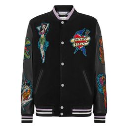 Philipp Plein Lederblouson Hawaii