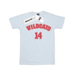 Disney - "High School Musical The Musical Wildcats 14" T-Shirt f&uuml;r Herren (Wei&szlig;)