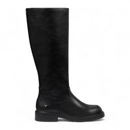 Windsor Smith Windsorsmith Damen-Stiefel aus schwarzem Kunstleder, kniehoch, Blessing