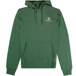 Aquascutum Active - Gr&uuml;ner Kapuzenpullover mit kleinem Logo