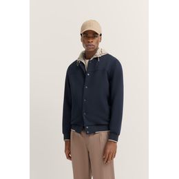 Bugatti Herren Sweatjacke mit sportlichem Collegekragen