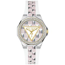 Guess Resort Damen Wei&szlig;es Uhr GW0834L1